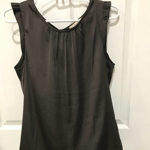 LOFT | Tops | Loft Chocolate Brown Sleeveless Shell | Poshmark